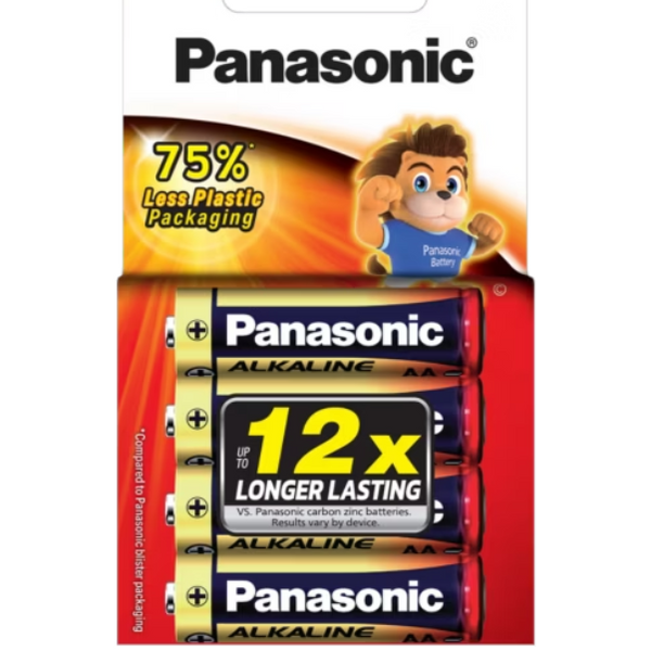 Panasonic AA Alkaline Battery 4 Pack – Jacobs Digital