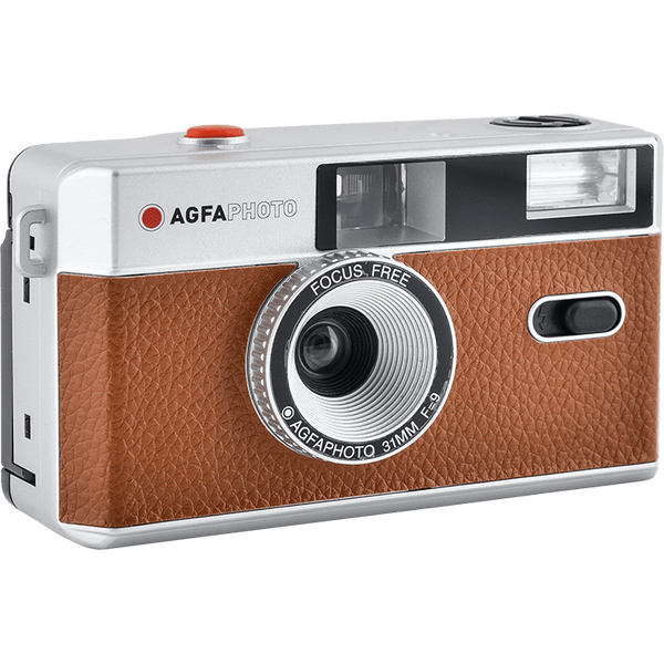 AGFAPHOTO 35mm Reusable Film Camera - Brown – Jacobs Digital