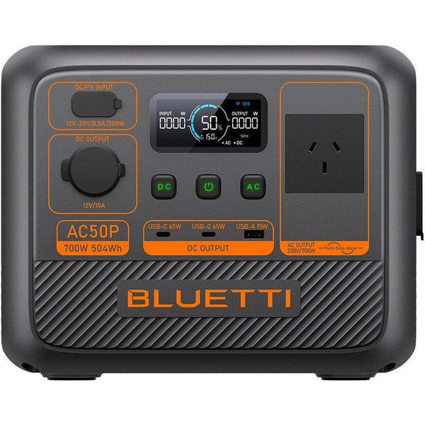 Bluetti Ac50p Portable Power Station | 700w 504wh – Jacobs Digital