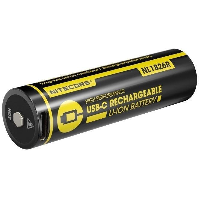 Nitecore Li-ion Usb Type C Rechargeable Battery 18650 (2600mah ...