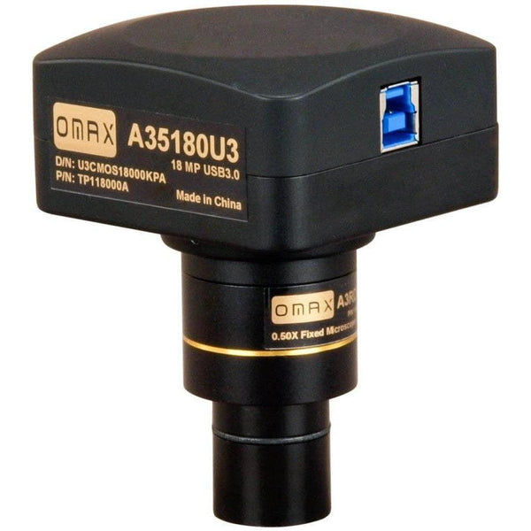 OMAX 18MP USB 3.0 C-Mount Microscope Camera for Windows, Mac OS, and L ...