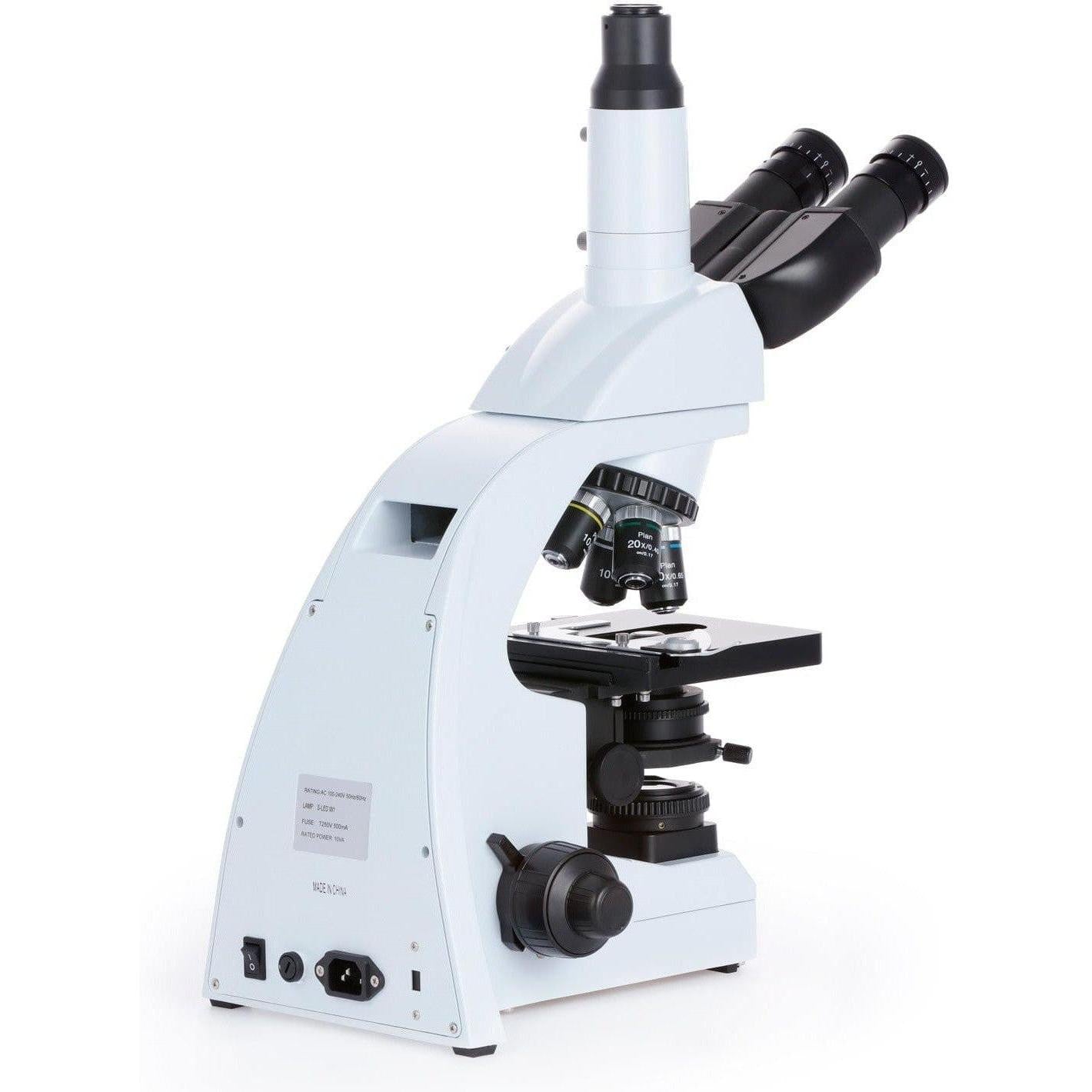 Omax 40X-3000X Trinocular Phase-Contrast Microscope w/ Koehler LED Ill ...
