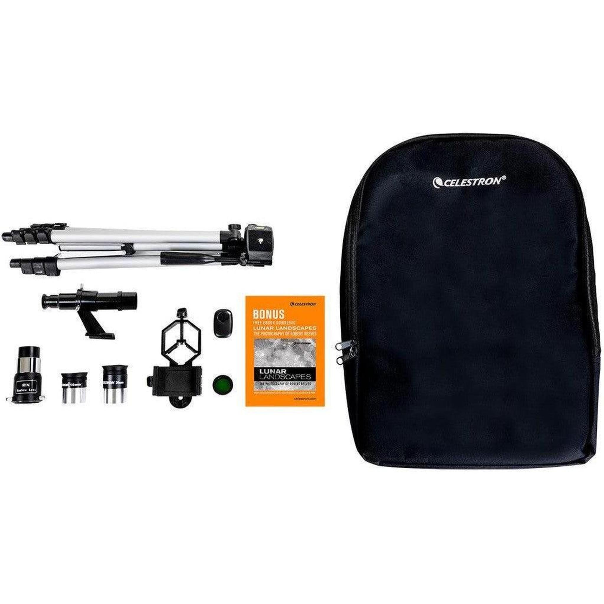 Celestron Travel Scope 70 DX Portable Telescope With Smartphone Adapte ...