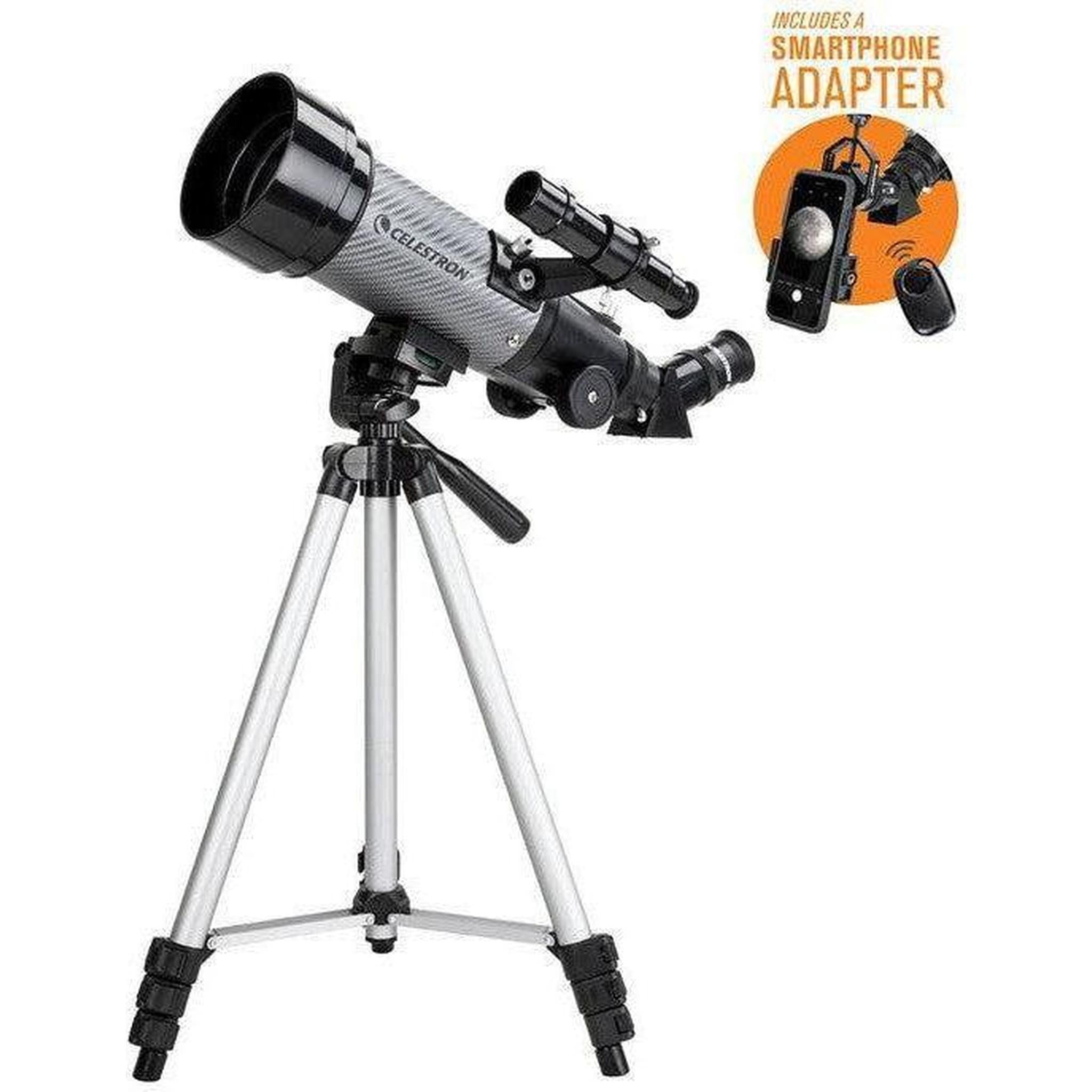 Celestron Travel Scope 70 DX Portable Telescope With Smartphone Adapte ...