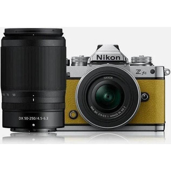 Nikon Z FC Mustard Yellow 16-50mm VR Silver + 50-250m Mirrorless Camer ...